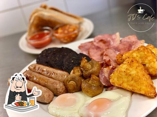 Menu at JD's Cafe and Deli, Rhyl