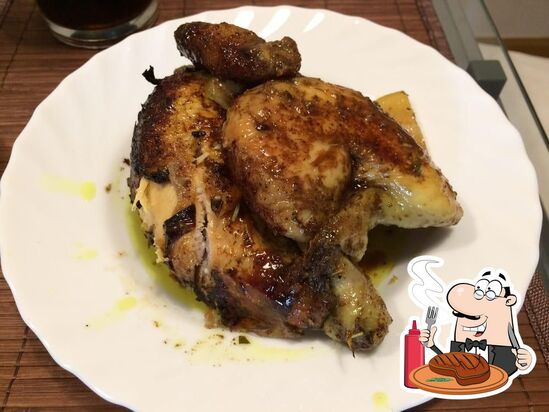 Menu at Pollo de Alcalá restaurant, Alcala de Henares