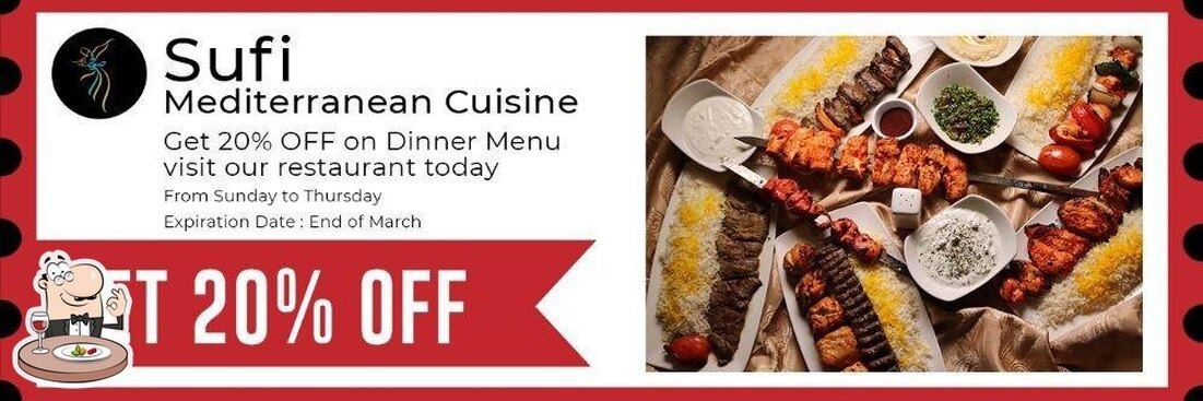 Sufi Mediterranean Cuisine in San Diego - Restaurant menu and reviews