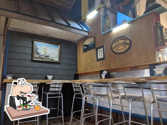 Menu at Anker's Fish House restaurant, Schenectady
