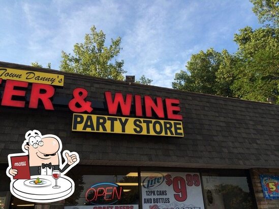 Menu at colony party store pizzeria, Clay Township