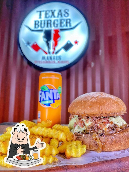 Menu at Texas Burger restaurant, Manaus