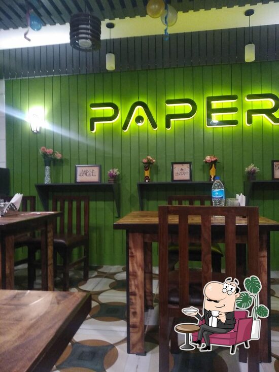 Menu at Paper Cafe, Sopore