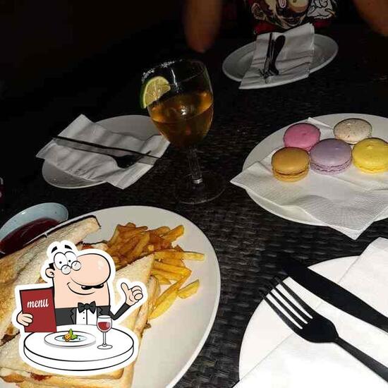 Menu at The Pyramid restaurant, Cebu City
