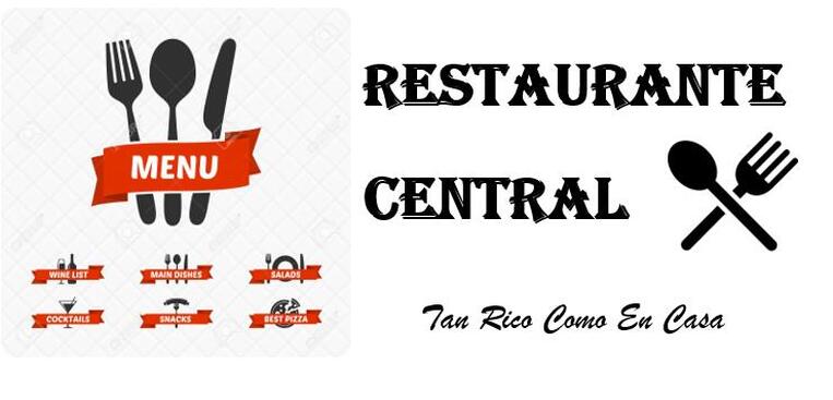 Menu at Restaurante Central, Frontera Comalapa