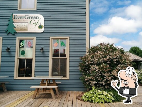 Menu at Evergreen Cafe, Souris