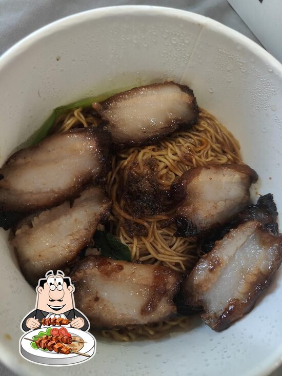 Menu at Hawker Chan Megamall restaurant, Mandaluyong