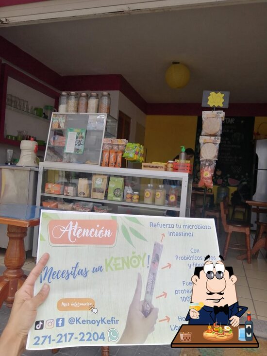 Menu at Néctar restaurant, Orizaba