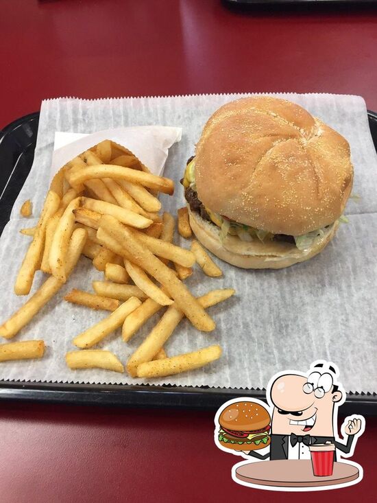 Menu at Burger Express restaurant, Baton Rouge