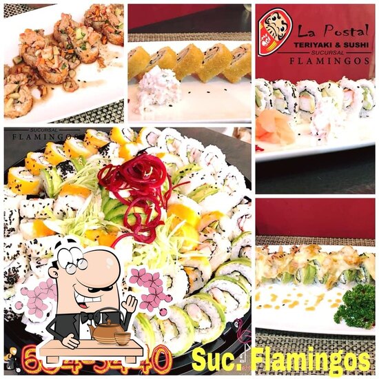 Carta del restaurante La Postal Teriyaki & Sushi Suc Flamingos, Tijuana