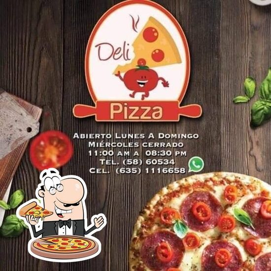 Menu at Deli Pizza restaurant, Guerrero Municipality
