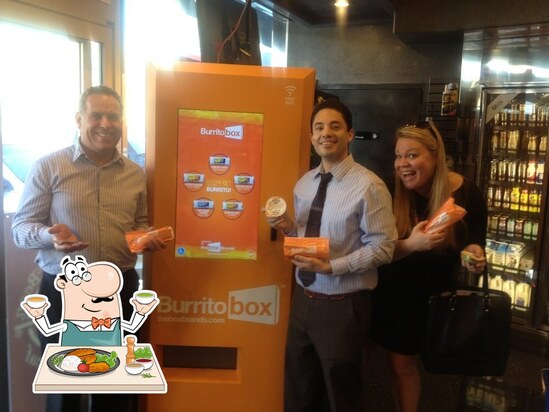 Menu at Burrito Box restaurant, West Hollywood