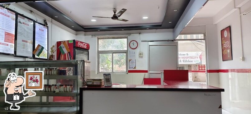 Menu at Red bean hospitality canteen, Varanasi