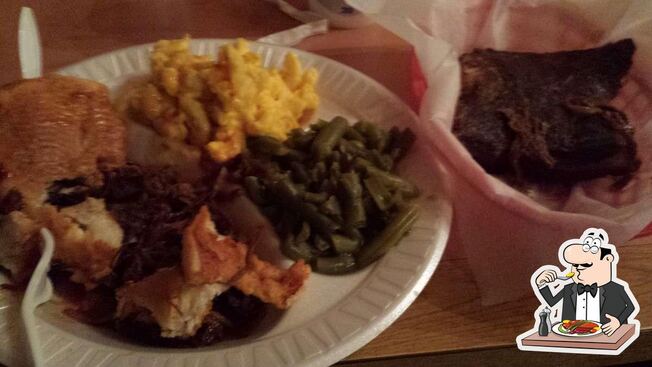 Menu at Log Cabin Barbecue, McGaheysville, Spotswood Trail