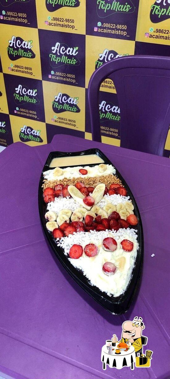 Menu em Açaí Top Mais-Unidade-3, Manaus