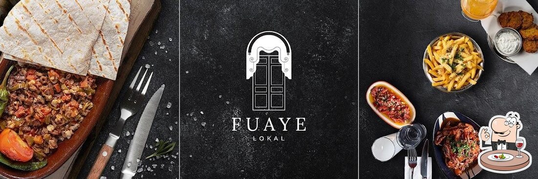 Menu at Fuaye Lokal, Istanbul