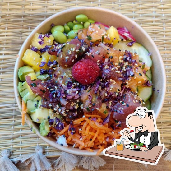 Menu at POKAWA Poké bowls restaurant, Nantes, 1 Rue Mercœur