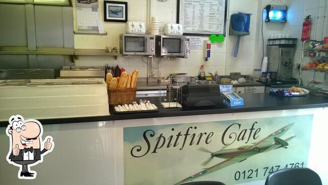 Menu at Spitfire Cafe, Birmingham