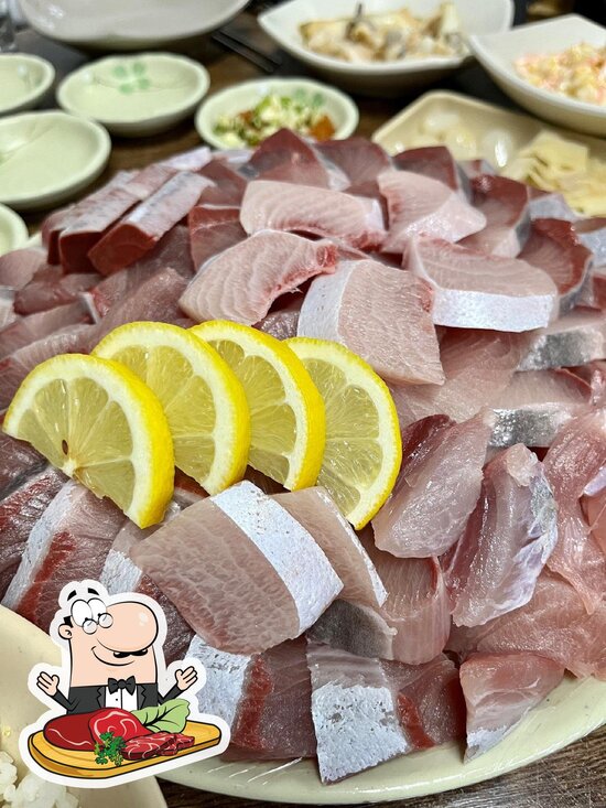 Carta del restaurante Sea Sliced Raw Fish Sarang, Seul, 60 Donggyo-ro ...