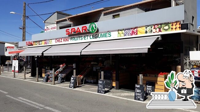Menu at SPAR, Gruissan