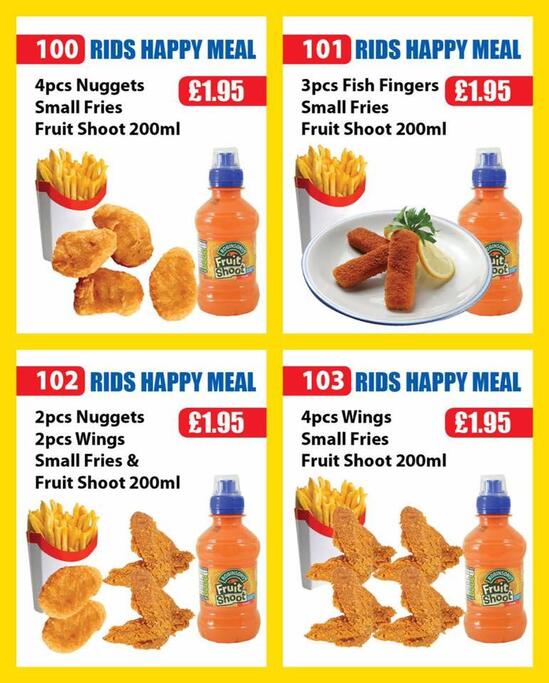 Menu at Dip 'n Go restaurant, Bromley