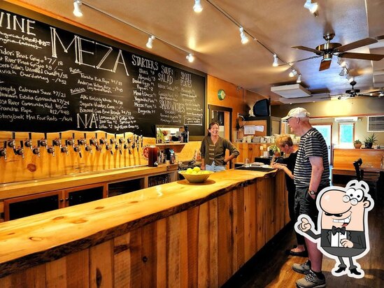Menu at Meza restaurant, Winthrop