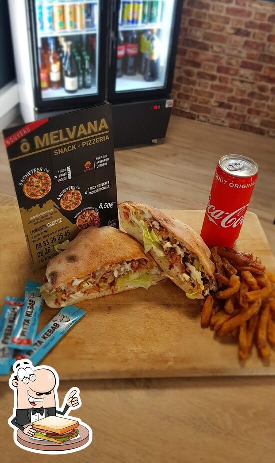 Carta del restaurante Snack Ô Melvana Vitrolles, Vitrolles