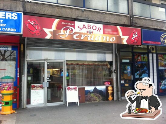 Menu at Sabor Peruano restaurant, London