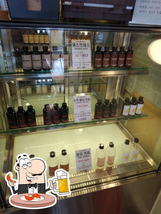 Menu at Gold Bean, Daejeon