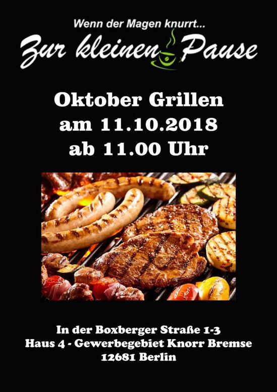Menu at Zur kleinen Pause cafeteria, Berlin, Boxberger Str. 1-3