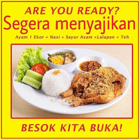 Menu at AGK Sorong Remu restaurant, Sorong
