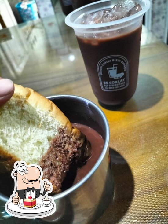 Carta del café Es Coklat Ojo Dibandingke Cabang-2, Tapen