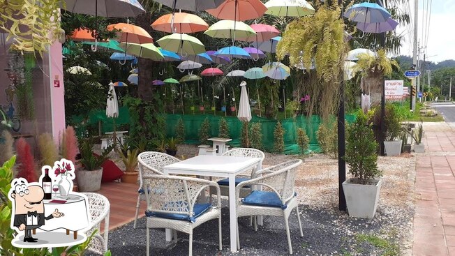Menu at Umbrella cafe., Ao Nang