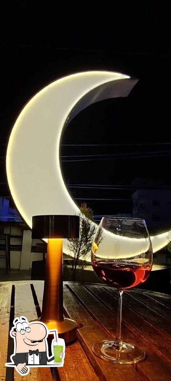 Menu at moon rooftop bar, Phuket