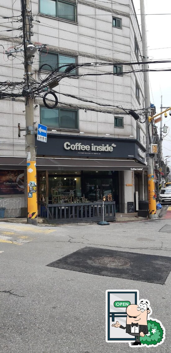 Menu at Coffee inside cafe, Incheon