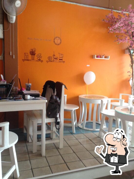 Menu at Makin Crepes cafe, Lampang