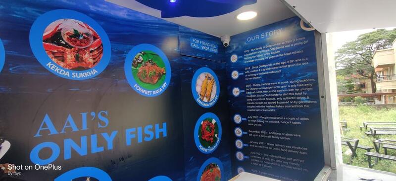 Menu at Aai's only Fish ( Franchisee), Dharwad