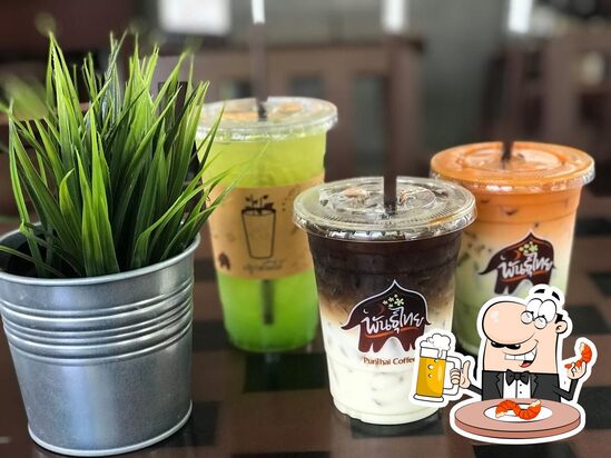 Menu at PunThai Coffee cafe, Phuket