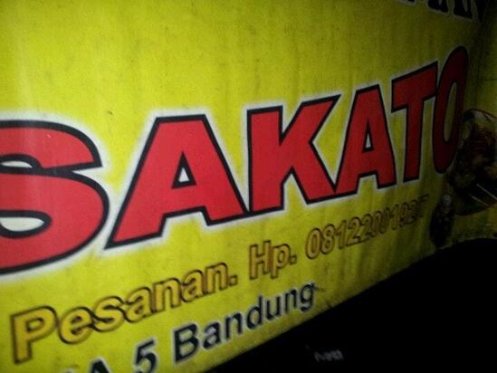 Menu at Sate Padang Tuah Sakato (Taman Musik) restaurant, Bandung