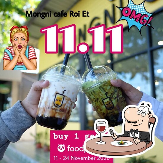 Mongni Cafe Roi Et (หม่องนี่คาเฟ่ สาขาร้อยเอ็ด), Nuea Mueang - Menú del ...