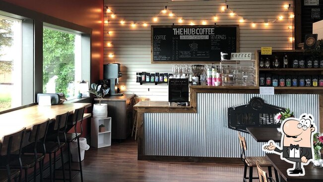 Menu at The Hub Coffee House, Sioux Lookout