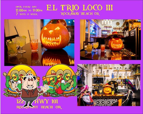 Menu at EL TRIO LOCO III restaurant, Rockaway Beach