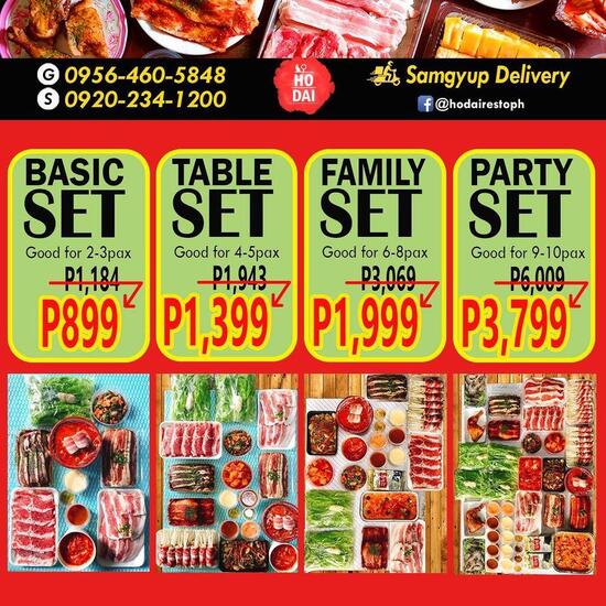 Menu at HODAI Unli BBQ & Seafood Grill Buffet, Quezon City