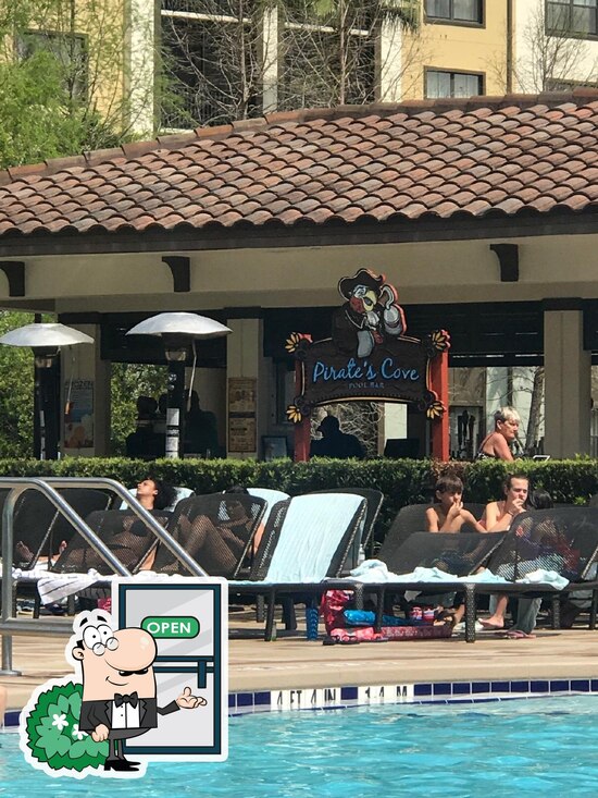 Menu at Pirate's Cove Pool Bar, Orlando