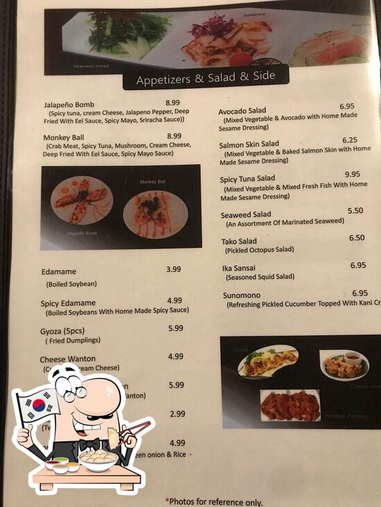Menu at Sushi Boat & Korean BBQ, Laramie
