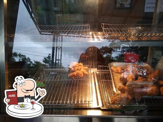 Menu at Rocket Chicken Belik restaurant, Indonesia