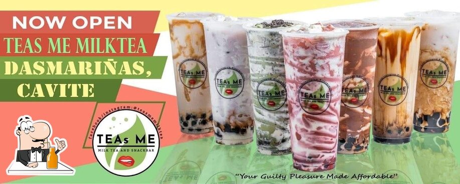 Menu at TEAs Me Milktea and Snackbar Dasma Bayan, Dasmariñas