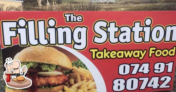 Menu at The Filling Station Takeaway restaurant, Ireland