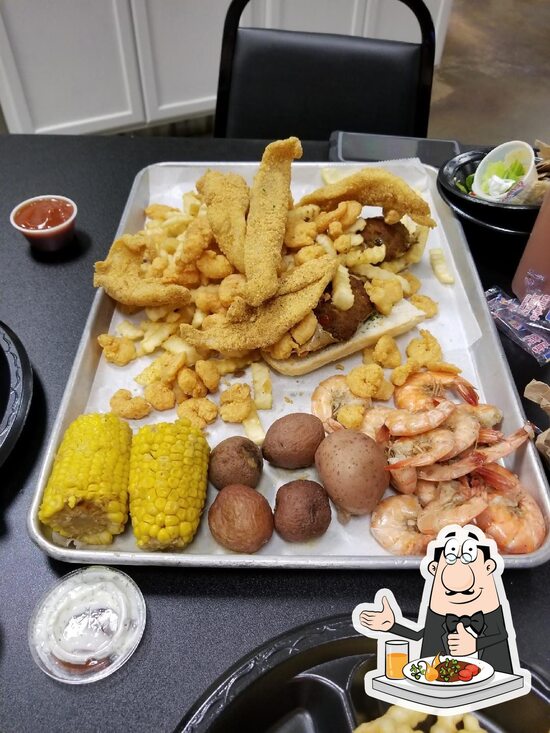 Menu at Poppa's Original Wharf Seafood restaurant, Hattiesburg