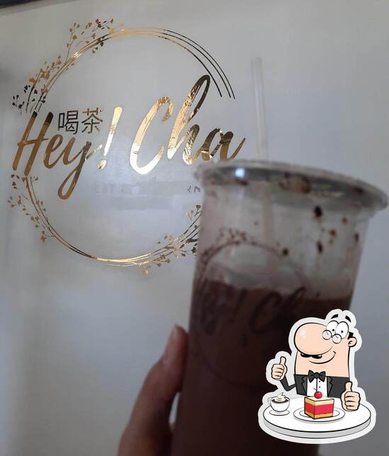 Menu at Hey! Cha cafe, Quezon City